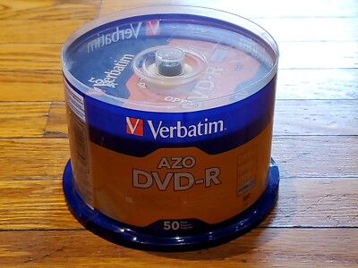 Verbatim DVD-R Discs, 4.7GB, 16x, Spindle, Matte Silver, 50/Pack ...