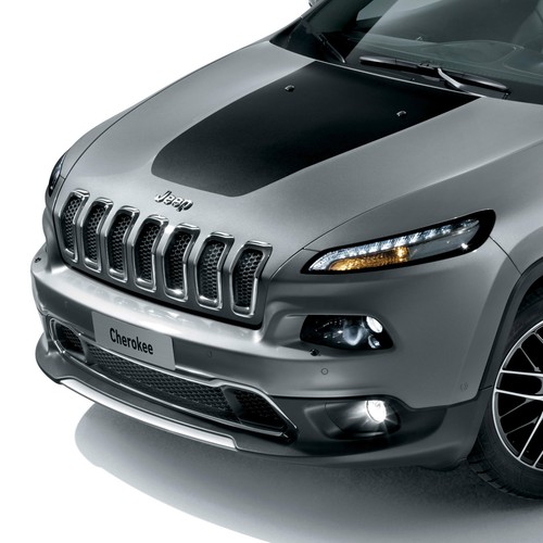 2014-2019 JEEP CHEROKEE MATTE BLACK TRAIL HAWK HOOD DECAL NEW MOPAR ...