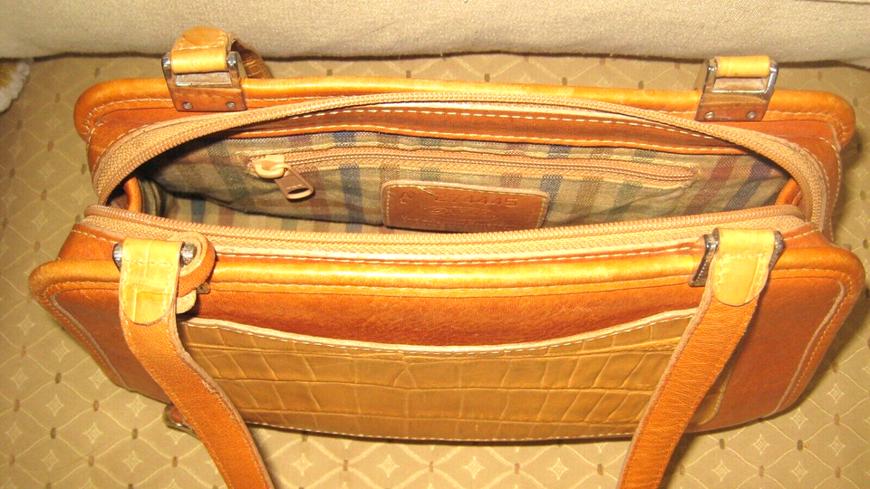 BRIGHTON Small Vintage Tan Handbag #A 274445 | eBay