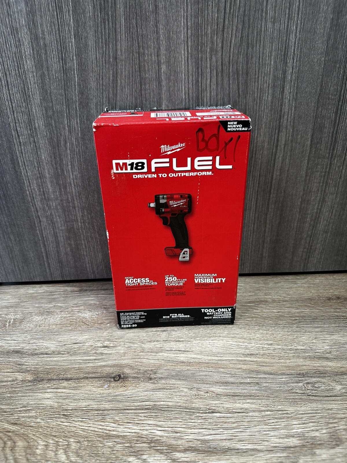 Milwaukee 2855-20 M18 FUEL 1/2" Compact Impact Wrench w/Friction Ring ...