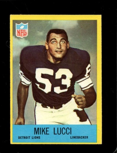 1967 PHILADELPHIA #67 MIKE LUCCI EX (RC) LIONS *X77807 | eBay