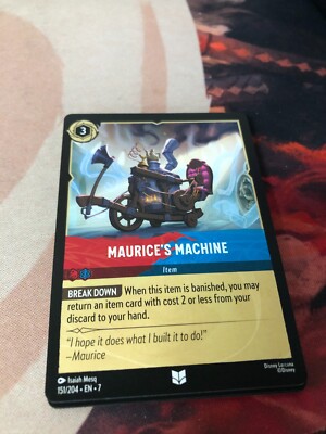 Maurice's Machine Uncommon 4x x4 Disney Lorcana Playset Archazia's ...