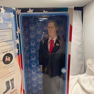 President George Bush Talking Action Figure 2000 Edition, Collectible ...