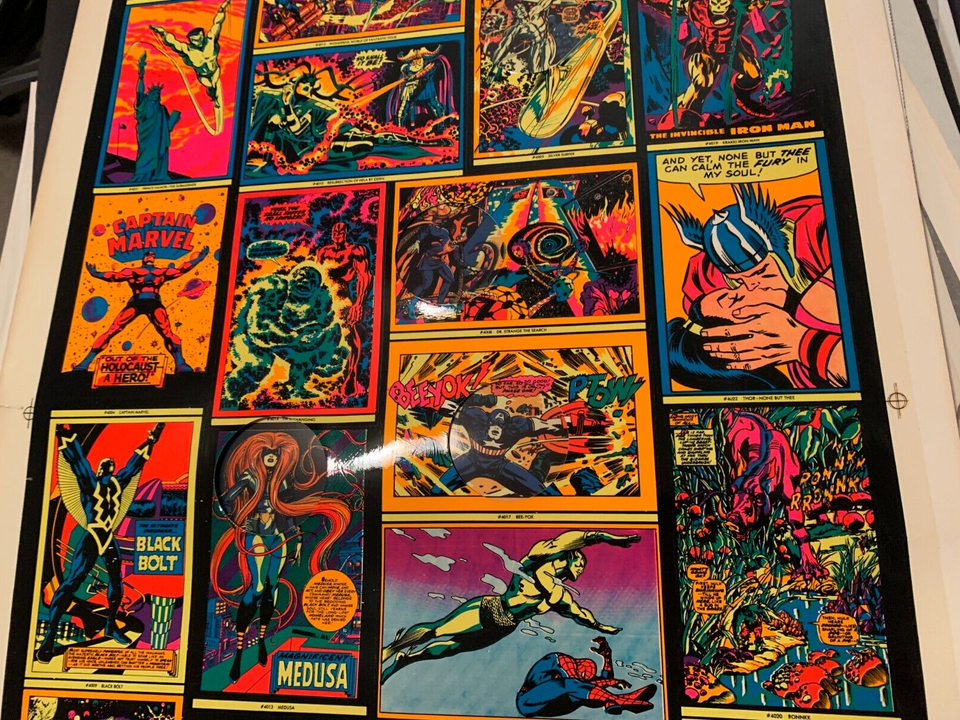 STORE DISPLAY 1971 MARVEL COMICS VINTAGE CARDBOARD POSTER THE THIRD EYE ...