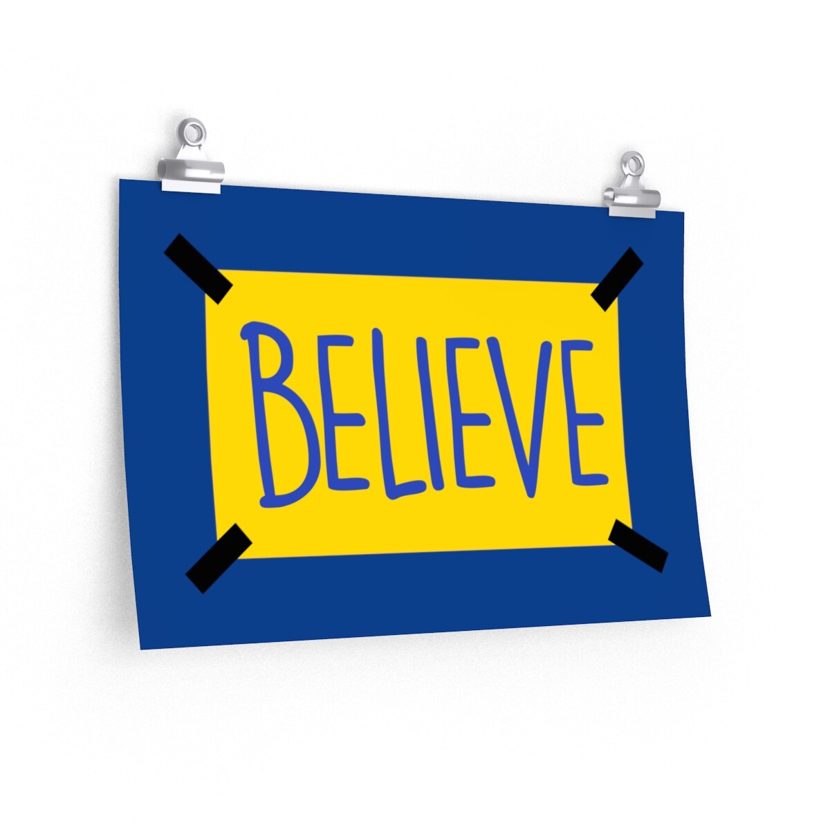 Ted Lasso - Believe - Premium Matte horizontal posters | eBay