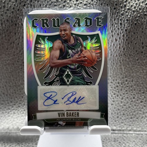 2023-24 Phoenix Vin Baker Crusade Signatures Holo Auto #CS-VBA Bucks | eBay