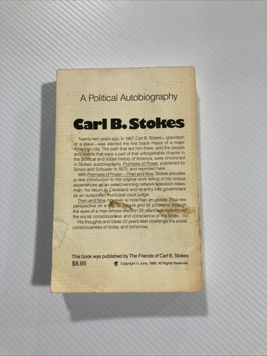 Promises of Power : Then and Now by Carl B. Stokes Trade Paperback 1989 ...