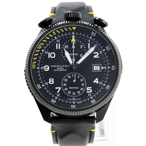 Hamilton Khaki Aviation Takeoff Auto Chrono H76786733 Automatic Working ...
