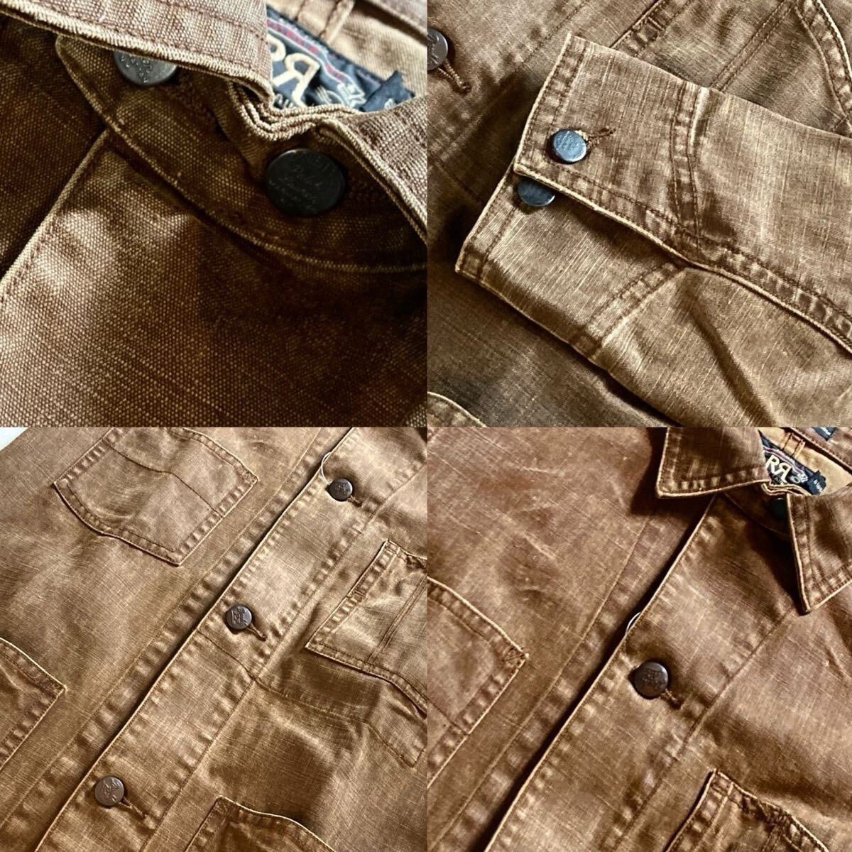 RRL RALPH LAUREN Chore Jacket 30s Style Double RL Lis… - Gem