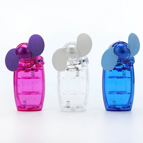 MINI HANDHELD POCKET FAN BATTERY OPERATED PORTABLE TRAVEL COOLER SOFT ...