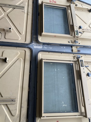 AM General Humvee Hmmwv Hummer H1 Flat X Doors-Excellent Condition-OEM ...