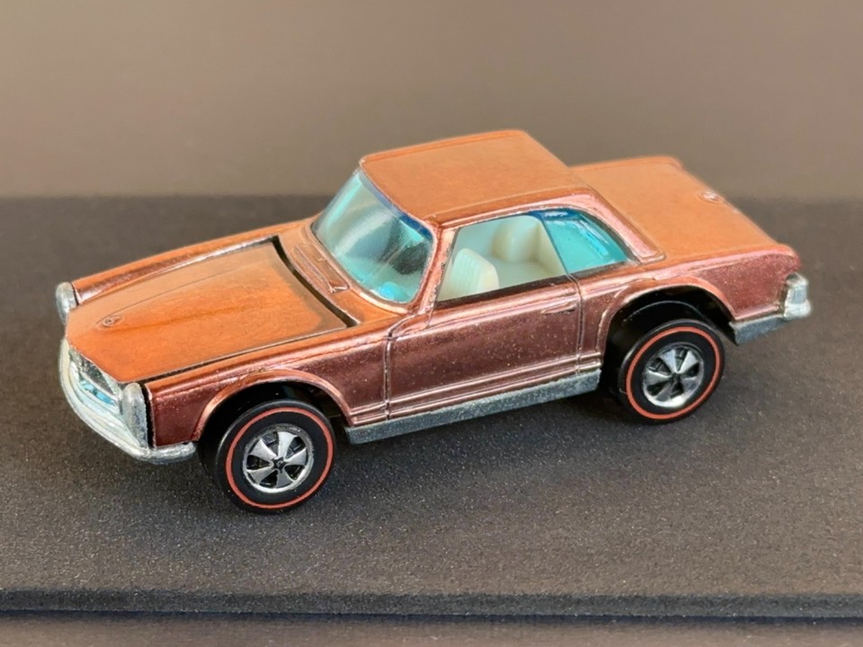 Vintage Hot Wheels Redline 1969 GORGEOUS COPPER Mercedes Benz 280SL ...