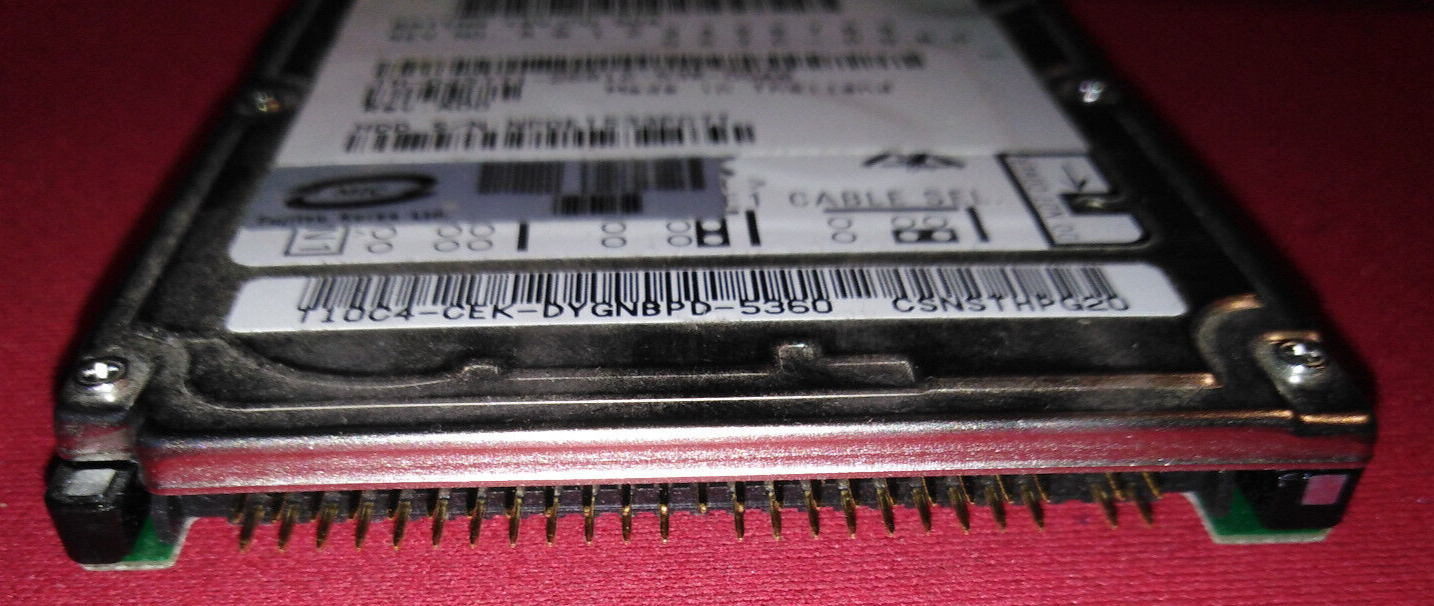 Fujitsu MHT2040AH 2.5" IDE/PATA 40GB Hard Drive (Used) - Picture 2 of 2