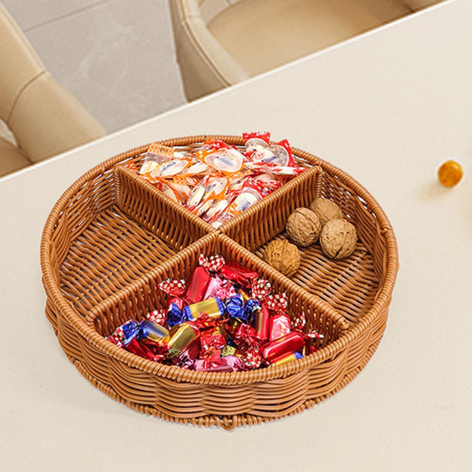 Imitation Rattan Bread Basket Split Basket for Dining Table | eBay