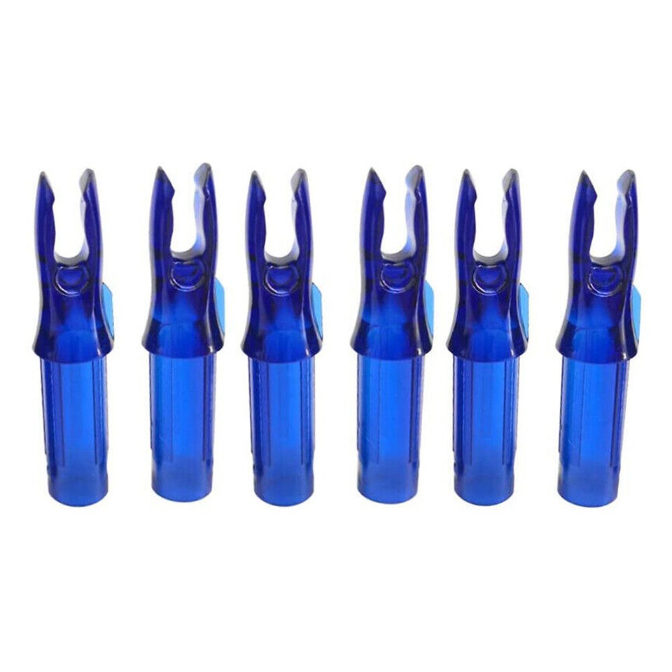 50pcs Arrow Nocks ID6.2mm Insert Tails Plastic Archery Arrow Shaft Bow ...