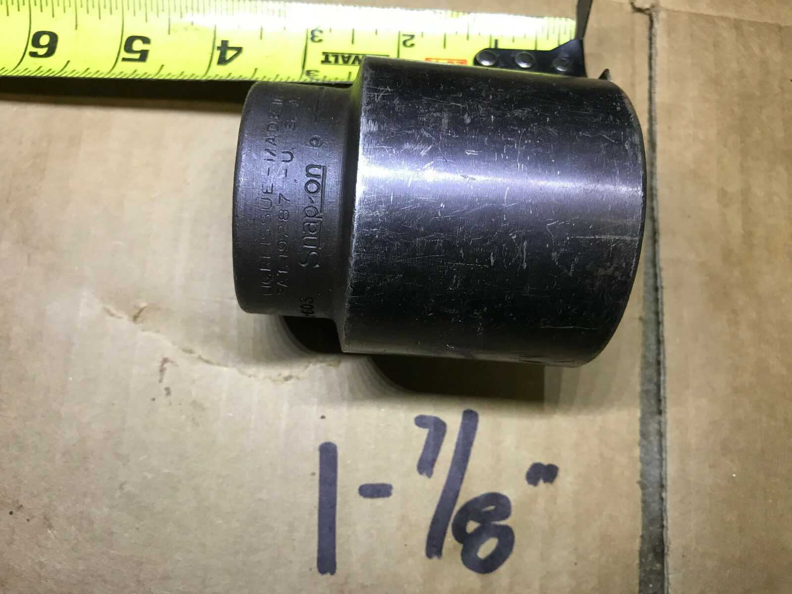 U-PICK Snap-On Tool USA Giant 1" inch Drive Socket Shallow Short Lock ...