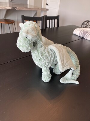 JELLYCAT Drake The Dragon Plush Stuffed Animal- Sage Green | eBay