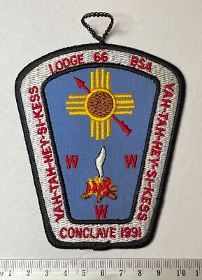 OA Lodge 66 Yah-Tah-Hey-Si-Kess 1991 Conclave Boy Scouts New Mexico BSA ...