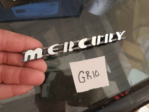 VINTAGE 1950'S MERCURY EMBLEM SCRIPT OEM FOMOCO BIN G10 | eBay