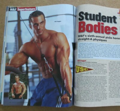 MUSCLE & FITNESS magazine Rob Sager Shirtless Male Arnold ...