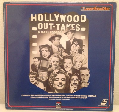 Hollywood Outtakes & Rare Footage (1983) [30432] Laserdisc | eBay