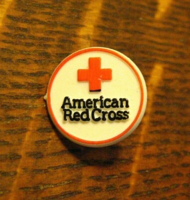 American Red Cross Lapel Pin - Vintage Blood Drive Assist Volunteer ...
