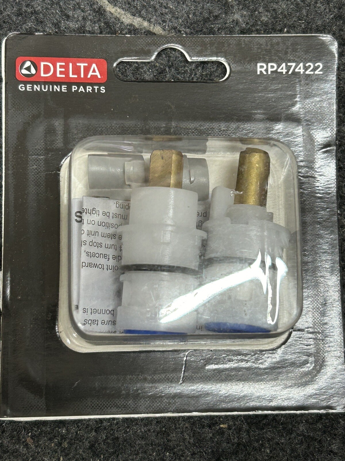 (2-Pk) Delta Two Handle Ceramic Stem Cartridge White RP47422 | eBay