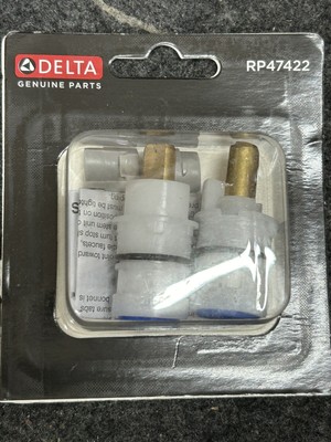 (2-Pk) Delta Two Handle Ceramic Stem Cartridge White RP47422 | eBay