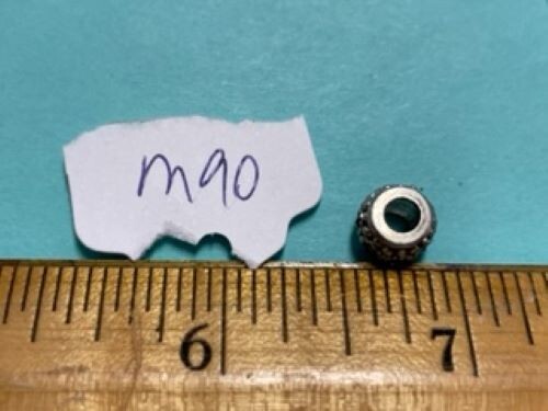 Sterling Silver and Marcasite Bead Finding - Barrel - M90 - 6 mm - NEW ...