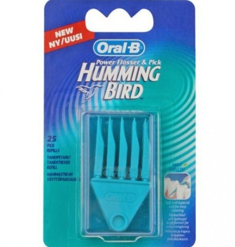 Oral-B Hummingbird 25 Pick Replacement Flosser Refills New | eBay