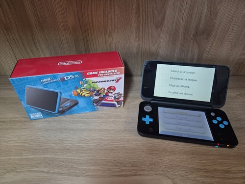 Nintendo 2DS XL Console Black/Turquoise Complete In Box (CIB) with ...