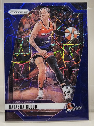 2024 Panini Prizm WNBA #11 NATASHA CLOUD Phoenix Mercury BLUE VELOCITY ...