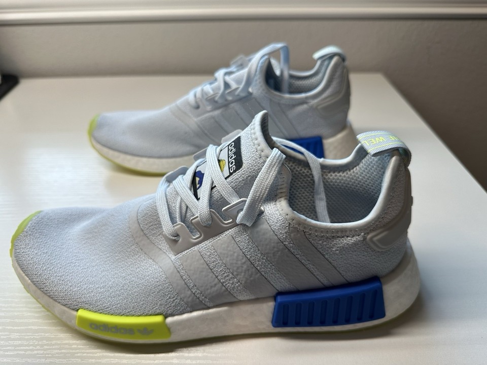 adidas Men NMD_R1 X INDIGO HERZ Sneakers Halo Blue/Cloud White IE1843 9 ...