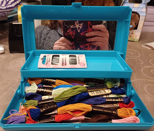 41 Tapestry Cotton Threads, Needles in a Carry Case | eBay UK