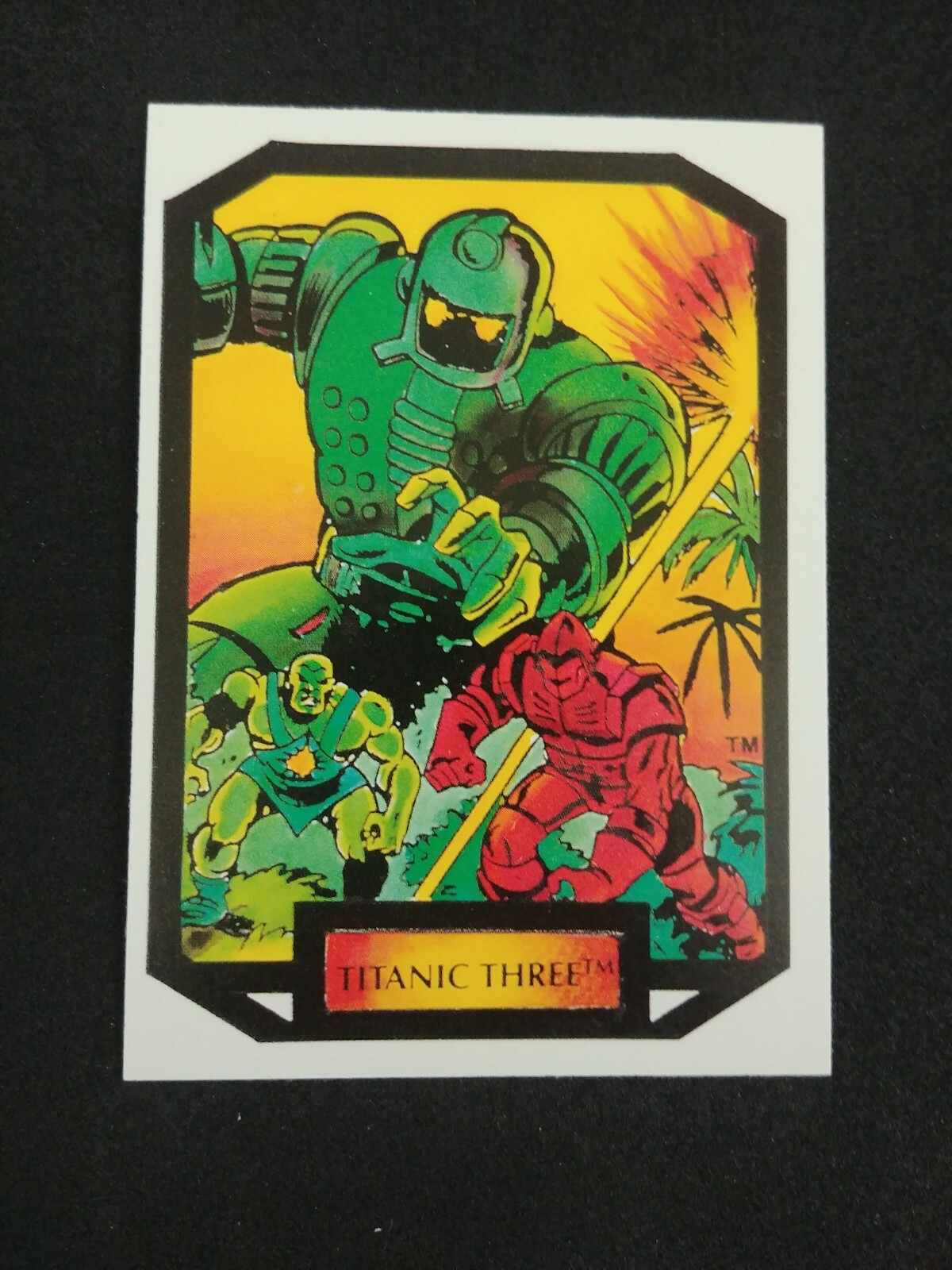 1987 Comic Images Marvel Colossal Conflicts Series 2 #80 Titanic Three ...