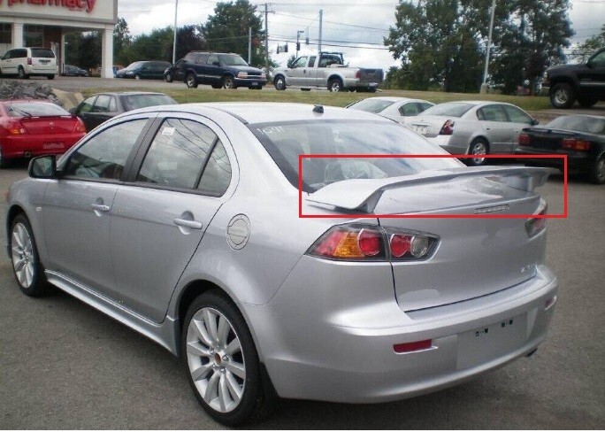 Silver Mitsubishi Lancer