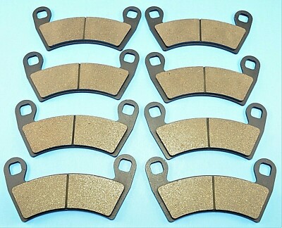 Brake Pad Set fits Polaris 2205949 2203747 Front Rear Organic 4 Pack ...