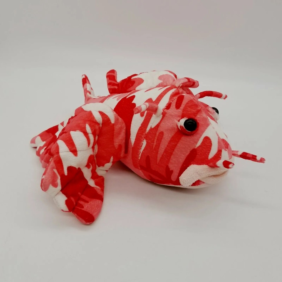 Lion Fish 11" Plush Rare VHTF Camo Pink Red White Camouflage Rare VHTF ...