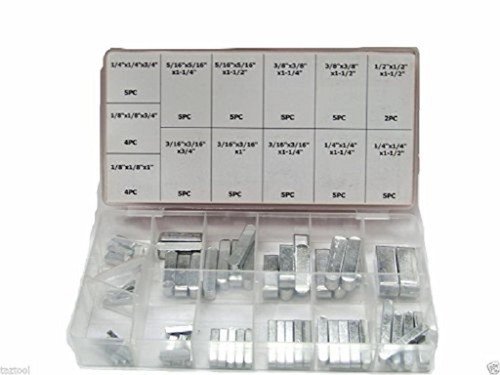 60Pc Key stock Assortment Set Lock Pulleys Gears Sprockets Assorted ...