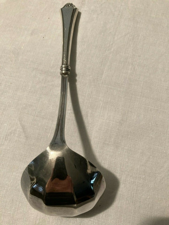 Vintage Sterling Silver Handle Gorham Large Gravy Ladle Spoon 40 Grams ...