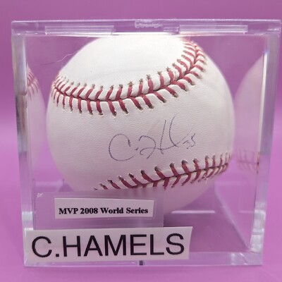 Cole Hamels autograph baseball 2008 World Series MVP mlb offical COA | eBay