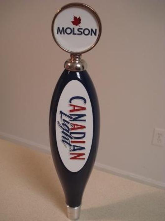 MOLSON CANADIAN LIGHT Beer Tap Handle Blue NEW | eBay