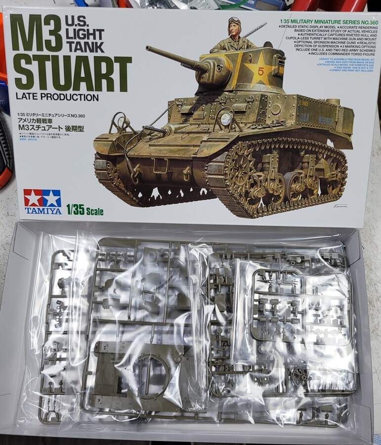 Stuart Tank Model TMN: MiniArt's 35th Scale British Stuart MK.I Honey