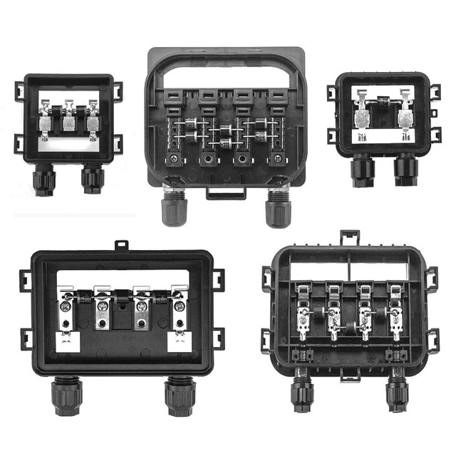 Electrical Solar Panel Junction Box PV Connection Box For DIY Solar ...