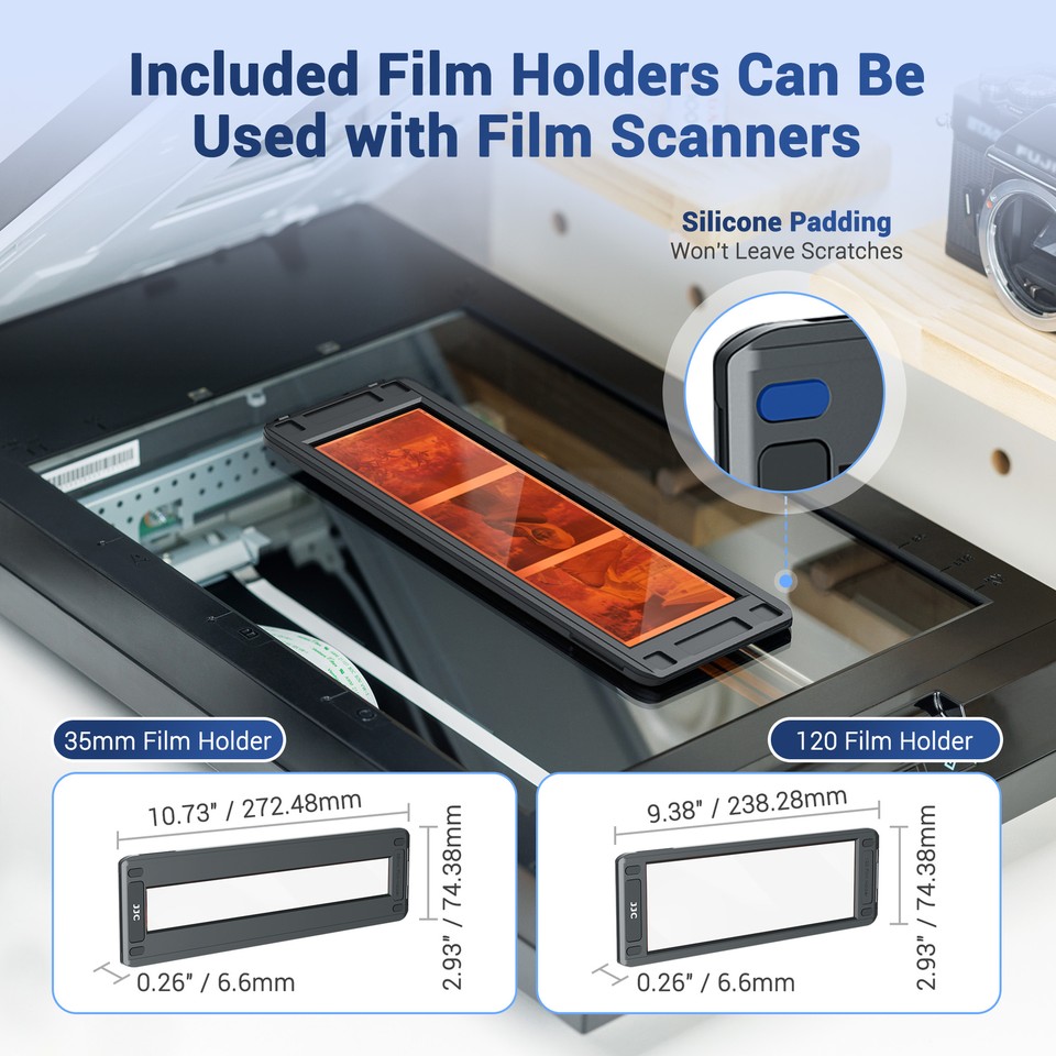 35mm Negative Film & 120 Film Digitizing Adapter Set for Copying ...