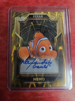 Pixar Gold Nemo Card 2025 auto Alexander Gould, Pixar /25 | eBay