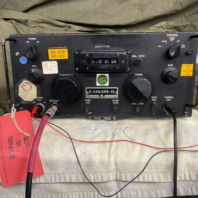 Military Aircraft Radio r-648/arr-41 Receiver Collins WORKING R-390 Arr ...