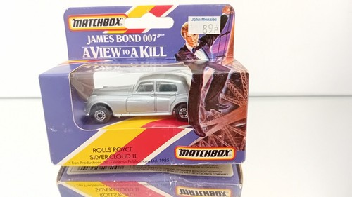 Matchbox Rolls Royce Silver Cloud II James Bond View To A Kill 007 Mint ...