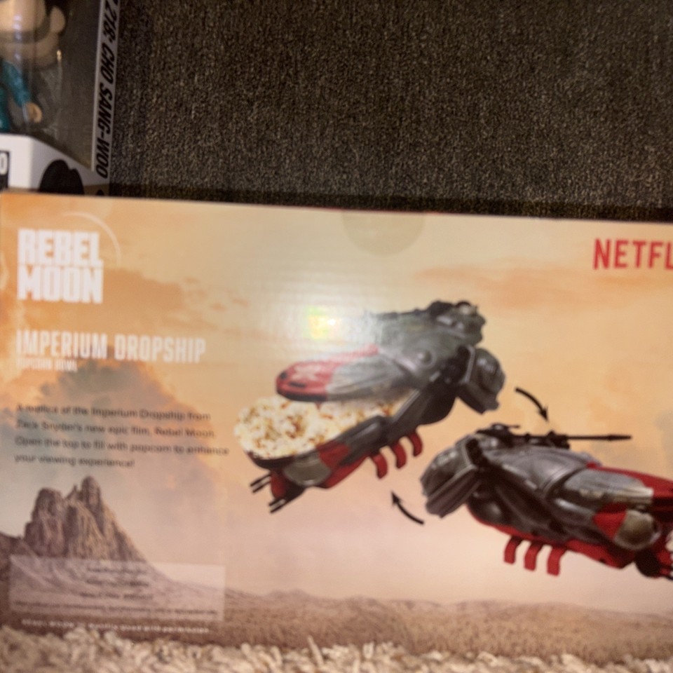 Rebel Moon Imperium Dropship 7" Popcorn Bowl Netflix Series 2023 | eBay