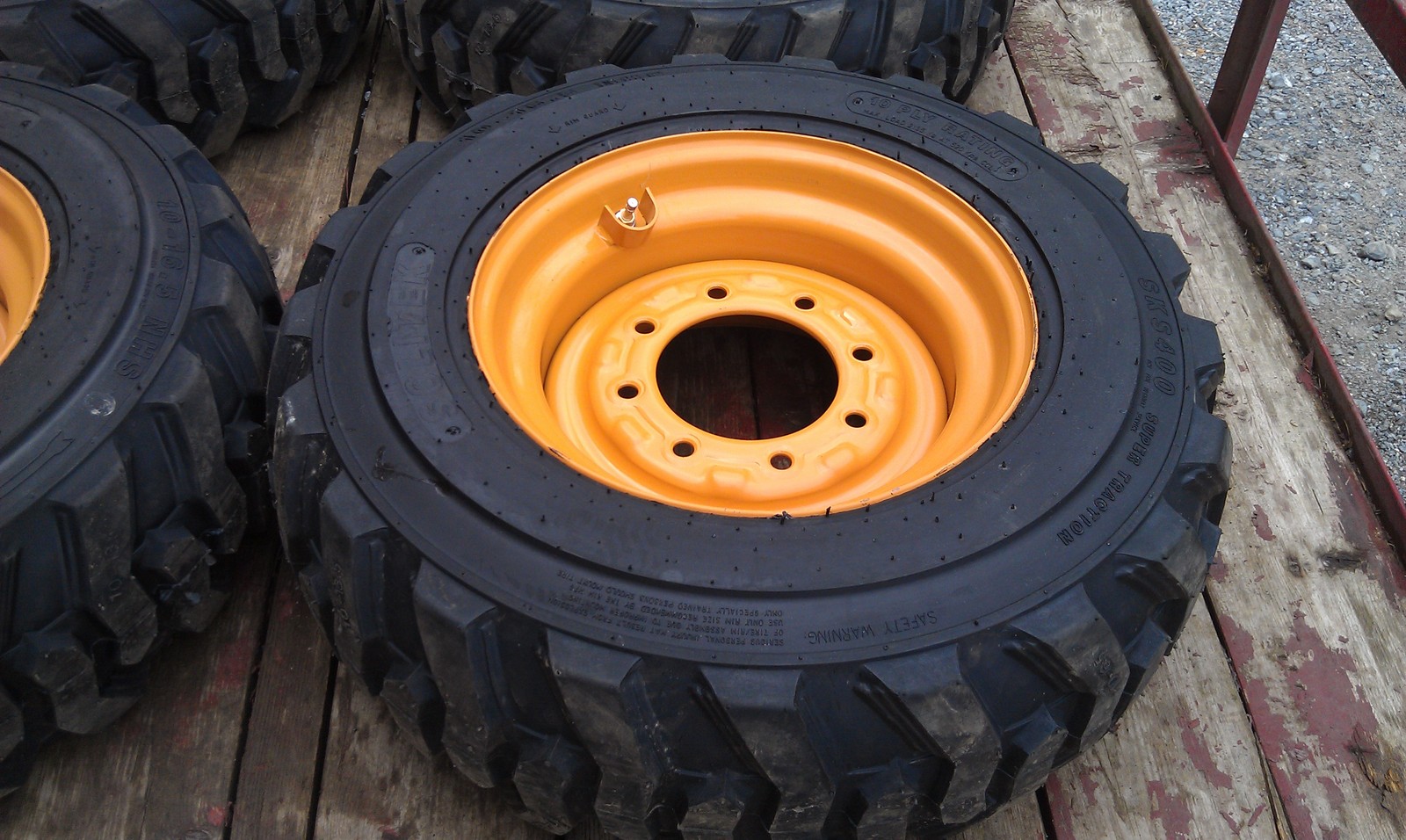 4-10-16.5 SKS-1 Skid Steer Tires/Rims for Case SR130,SR150,SR160,SR175 ...